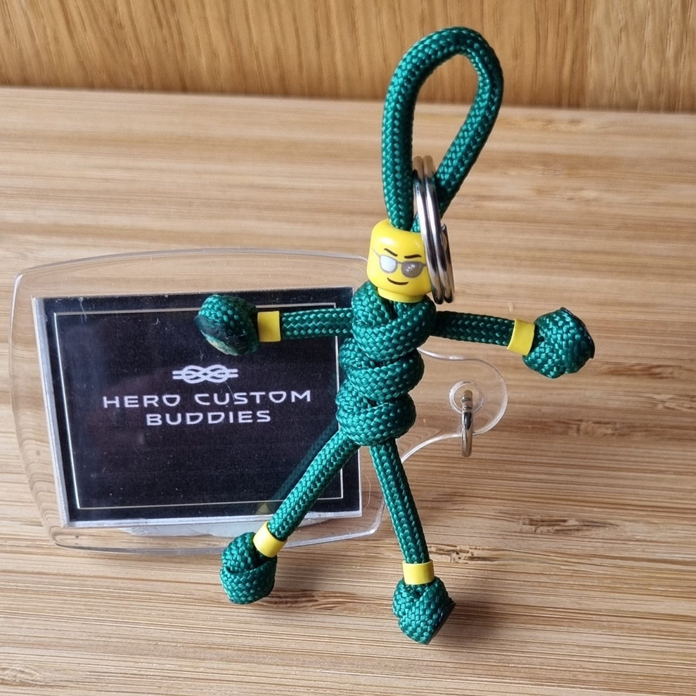Paramedic Paracord Buddy Keychain – Handmade EMS Gift – Hero Custom Buddies